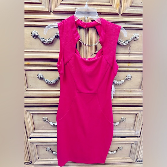 Bisou Bisou | Dresses | Mini Hot Pink Bisou Bisou Michelle Bohbot Dress ...